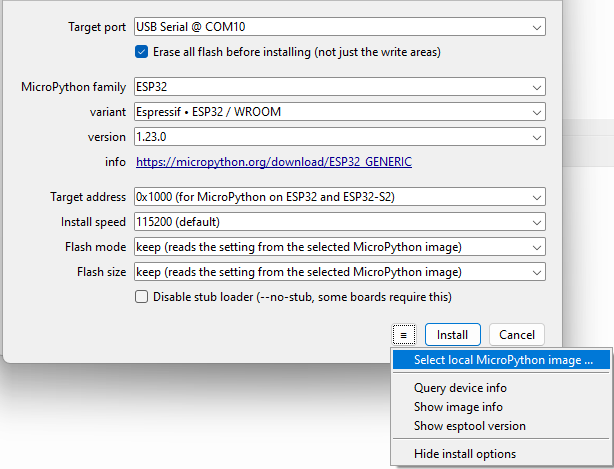 Web & Python Bluetooth